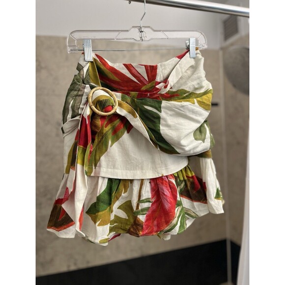 FARM Rio | Skirts | Farm Rio Anthropology Mini Skirt Spring Forest ...